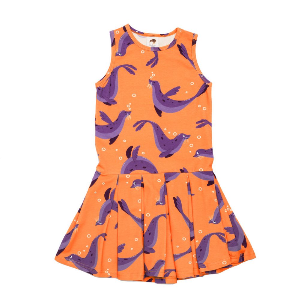 Mullido Mandarin Seal Dress - Eddie & Min