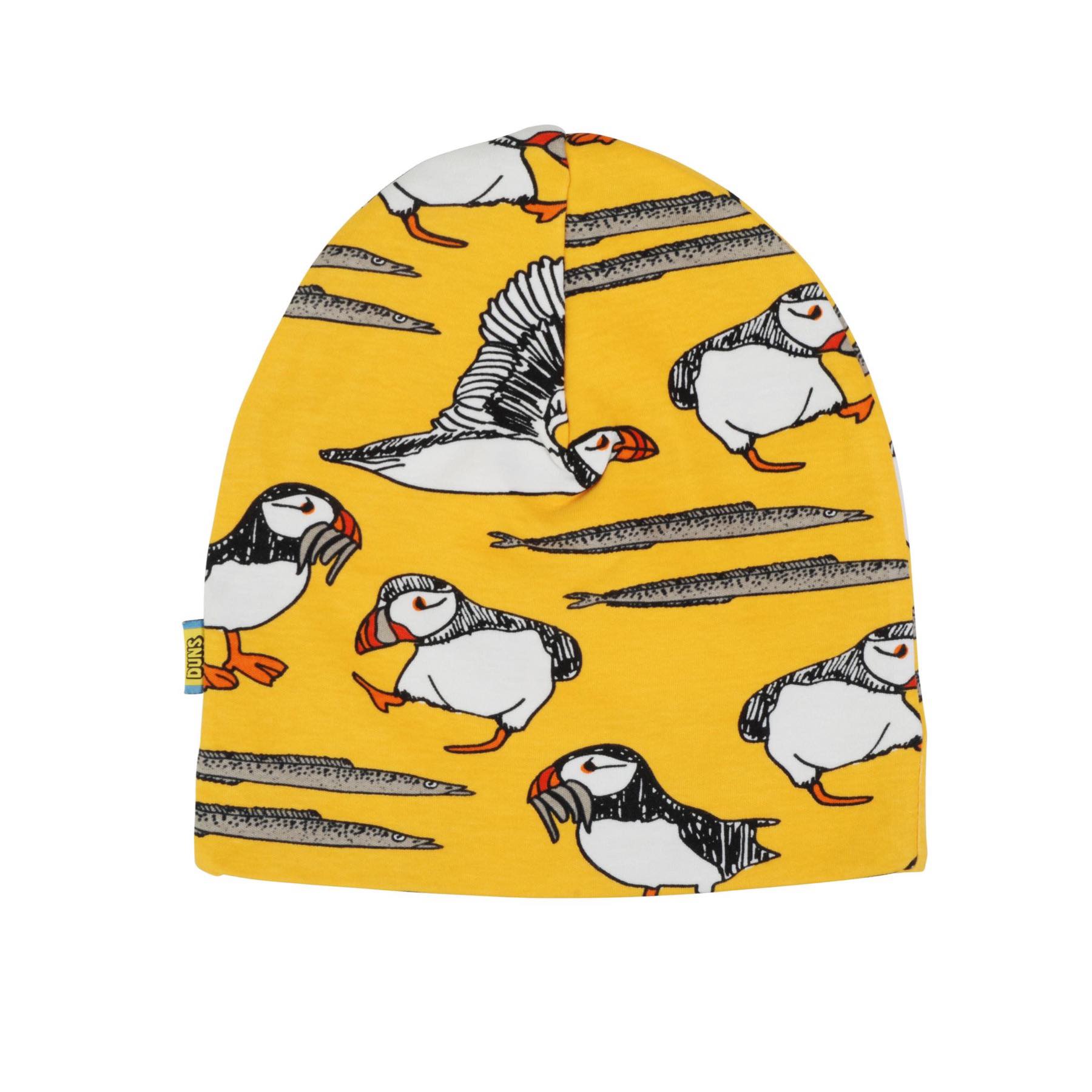 Duns Puffin Lemon Chrome Double Layer Beanie Hat - Eddie & Min