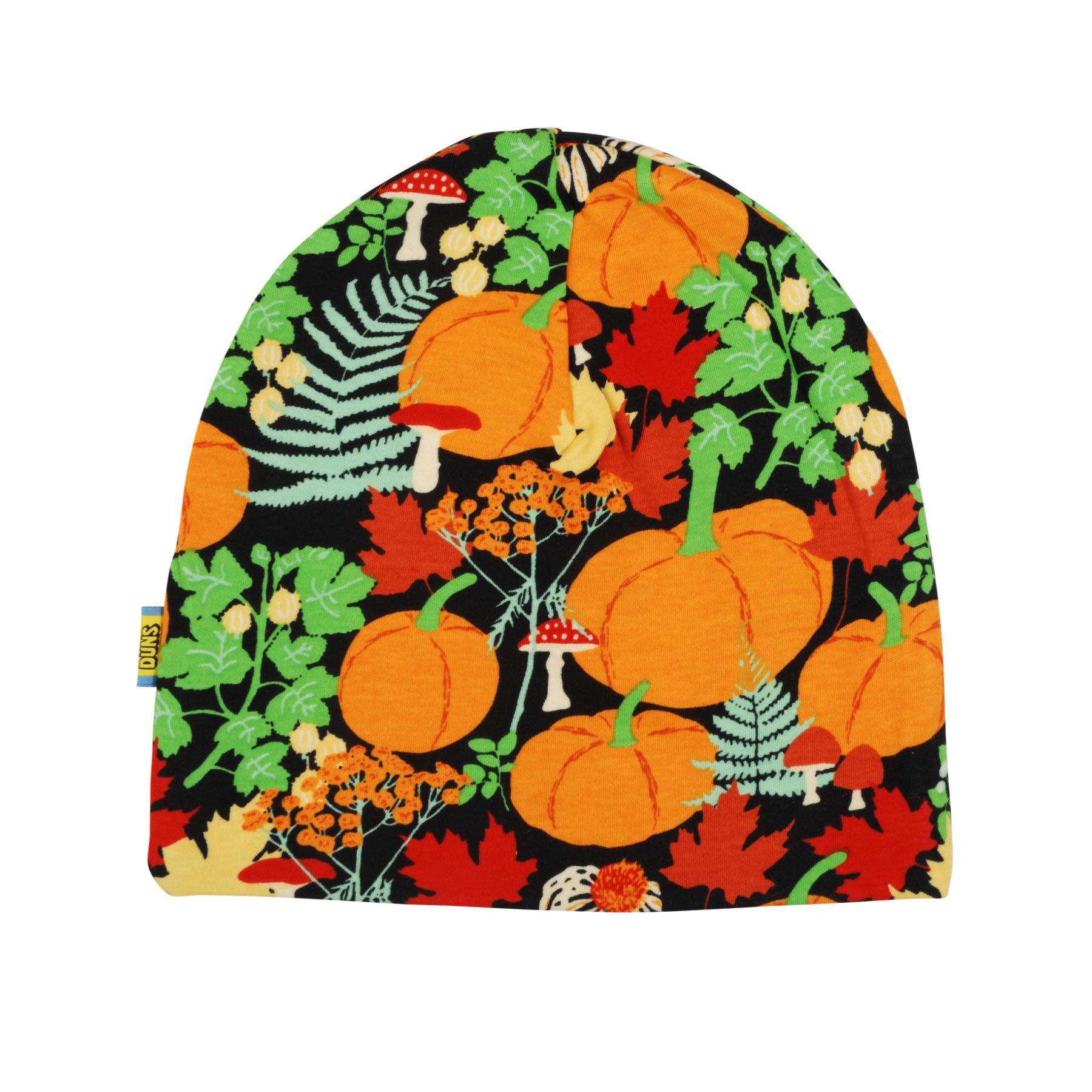 Duns Autumn Garden Black Double Layer Beanie Hat - Eddie & Min